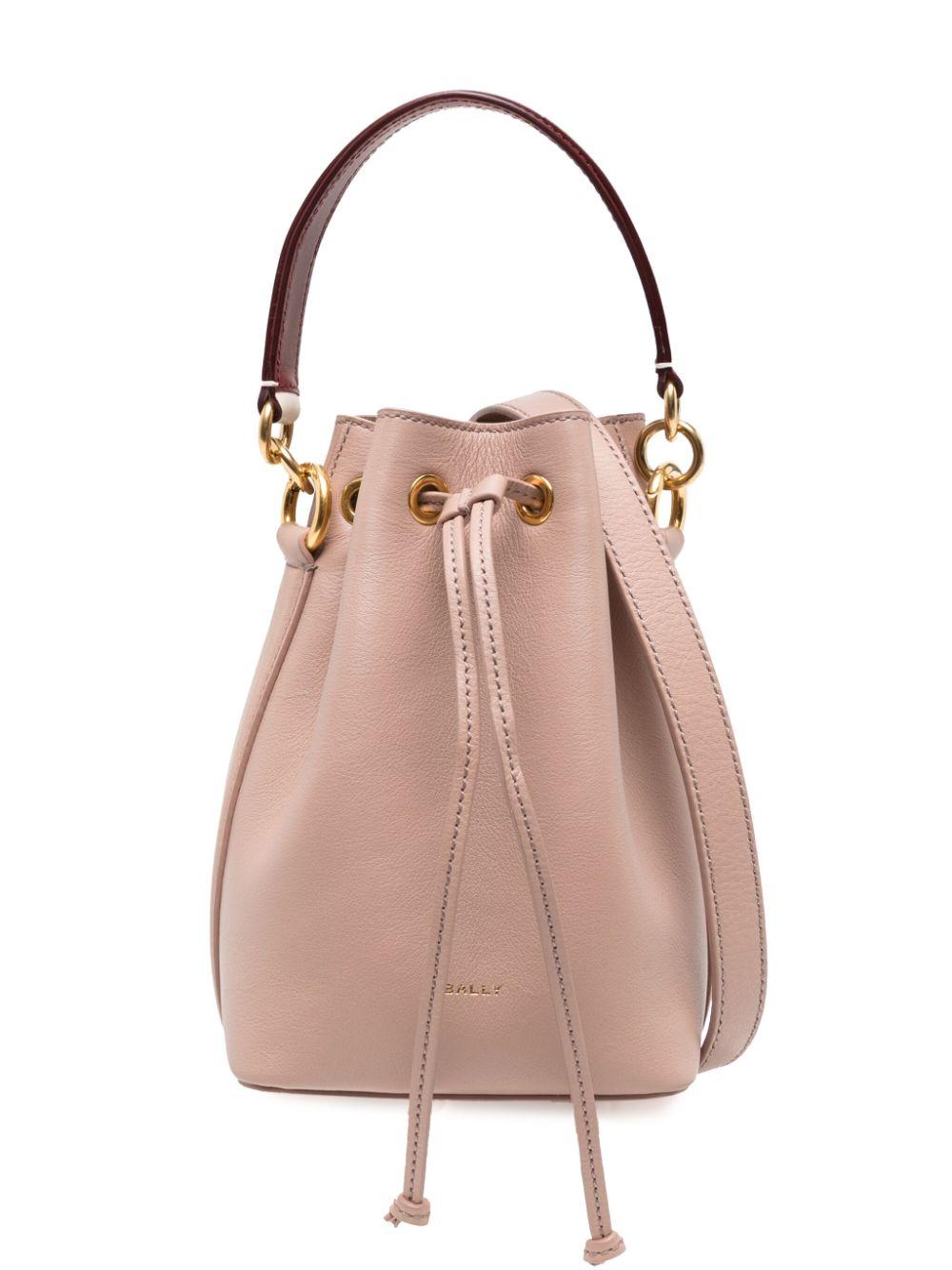 Bally Mini Code Bucket Bag in Natural | Lyst