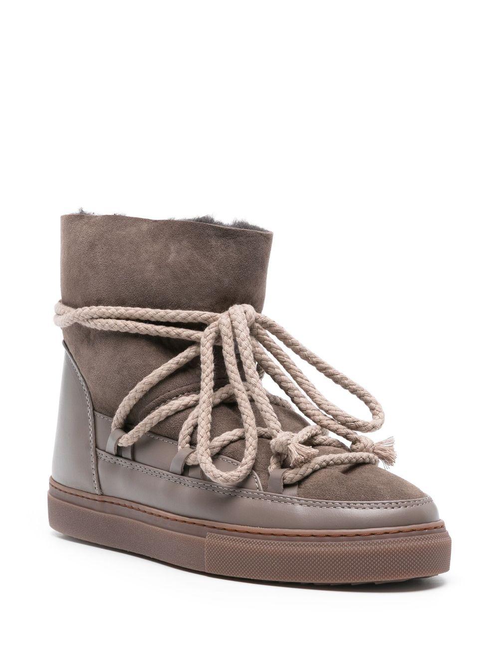 Inuikii Brown Lace-up Suede Boots | Lyst