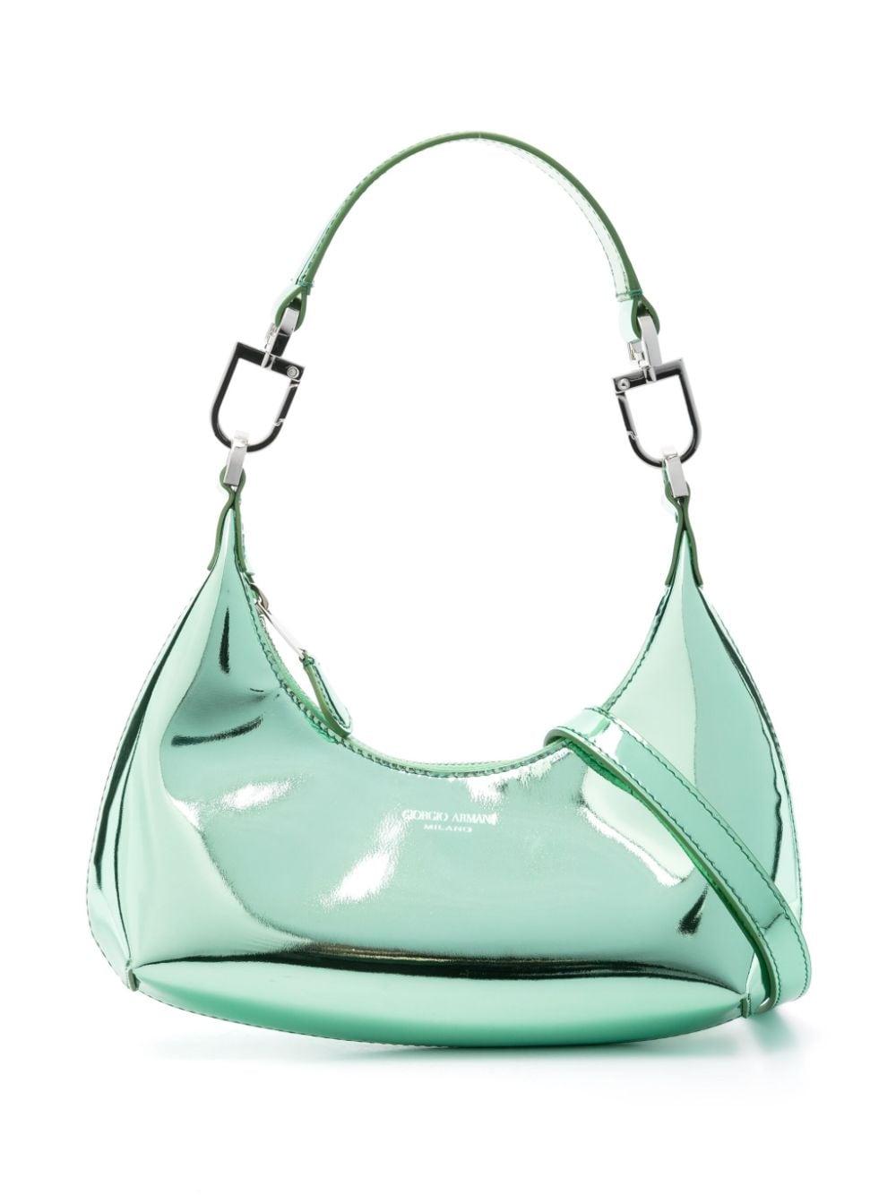 Giorgio Armani Mini La Prima Shoulder Bag in Green | Lyst