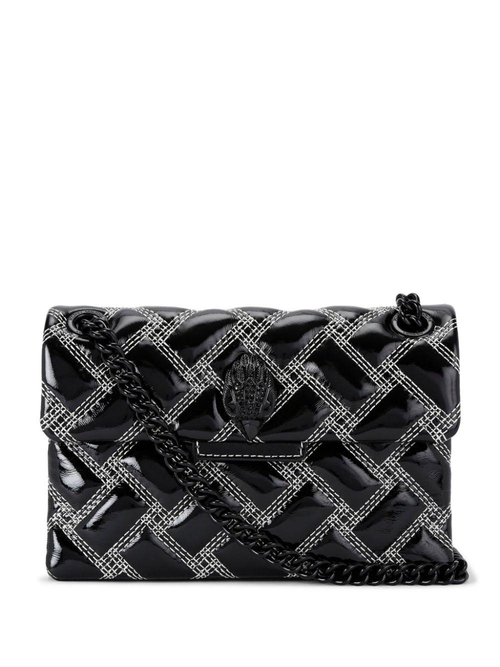 Kurt Geiger Mini Drench Kensington Shoulder Bag in Black | Lyst
