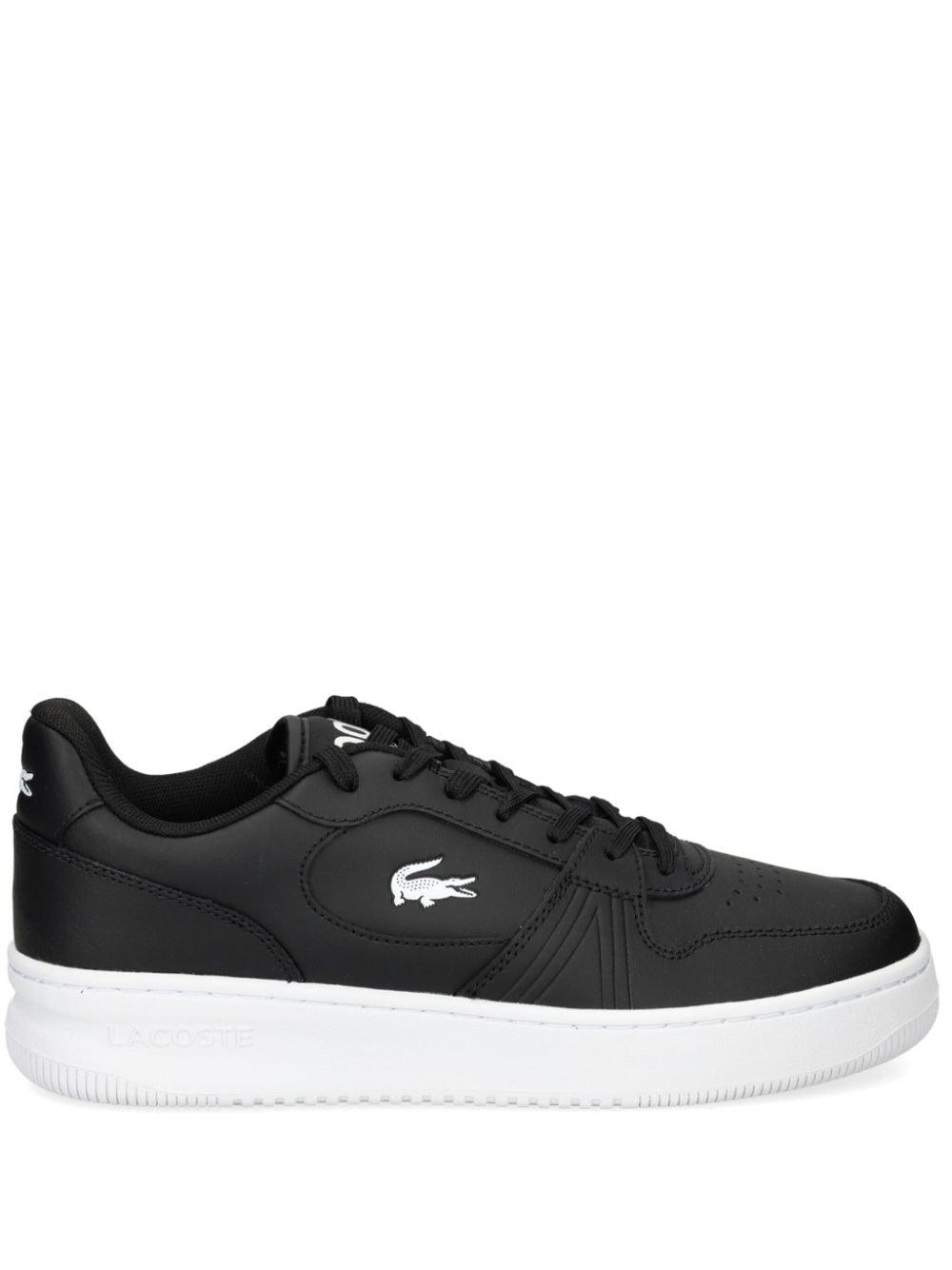 Lacoste L001 Leather Sneakers In Black For Men Lyst Lacoste L001 Leather Sneakers In Black For Men Lyst
