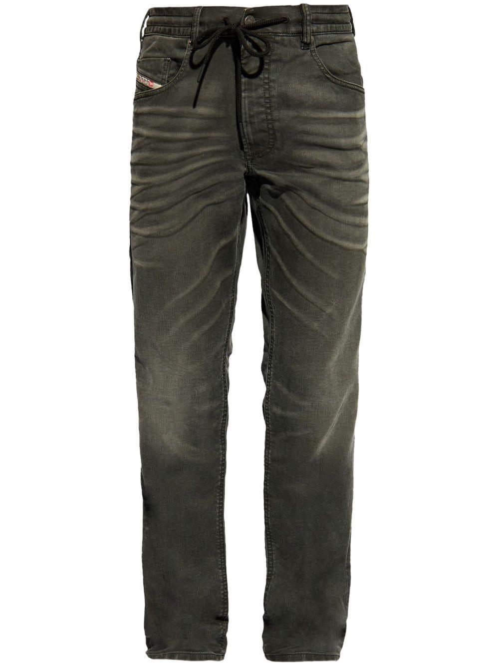 DIESEL 2032 D-Krooley Tapered Jeans in Gray for Men | Lyst