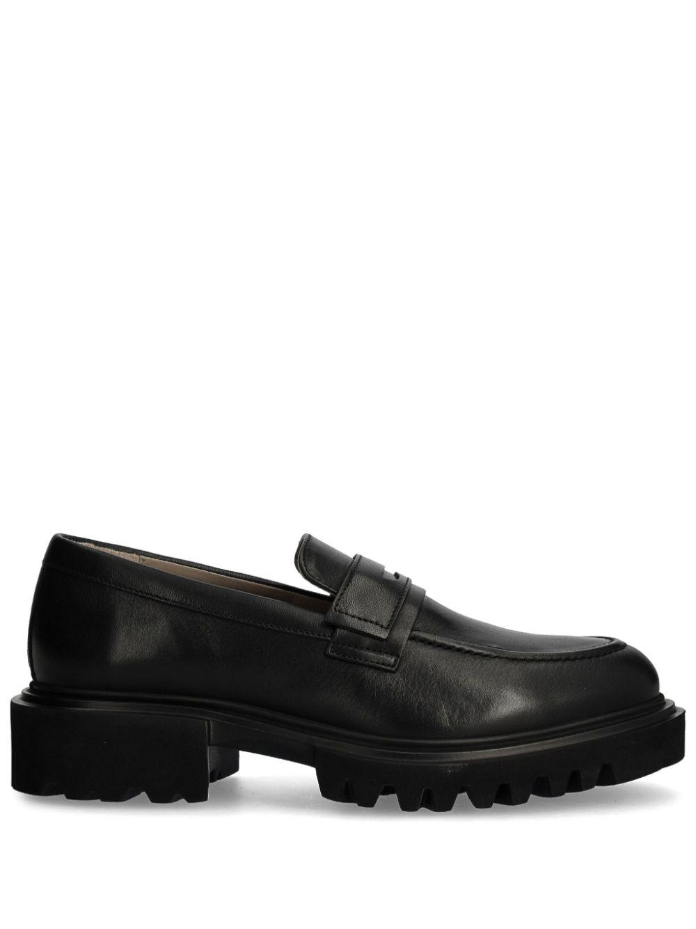 AllSaints Vinni Loafers in Black for Men | Lyst