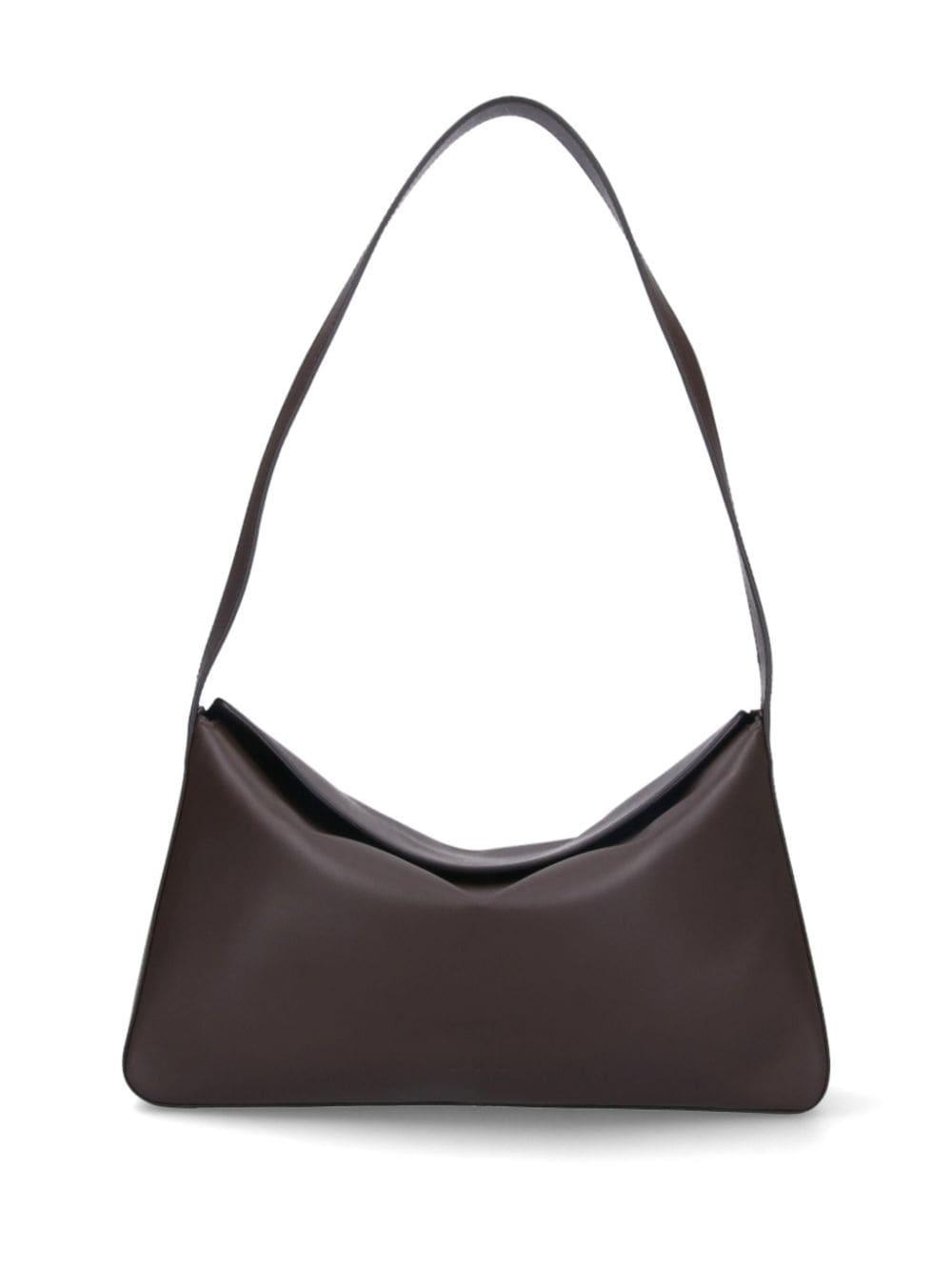 Aesther Ekme Leather Shoulder Bag in Black | Lyst UK