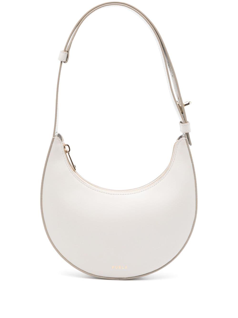 Furla Delizia Leather Mini Bag in White | Lyst UK
