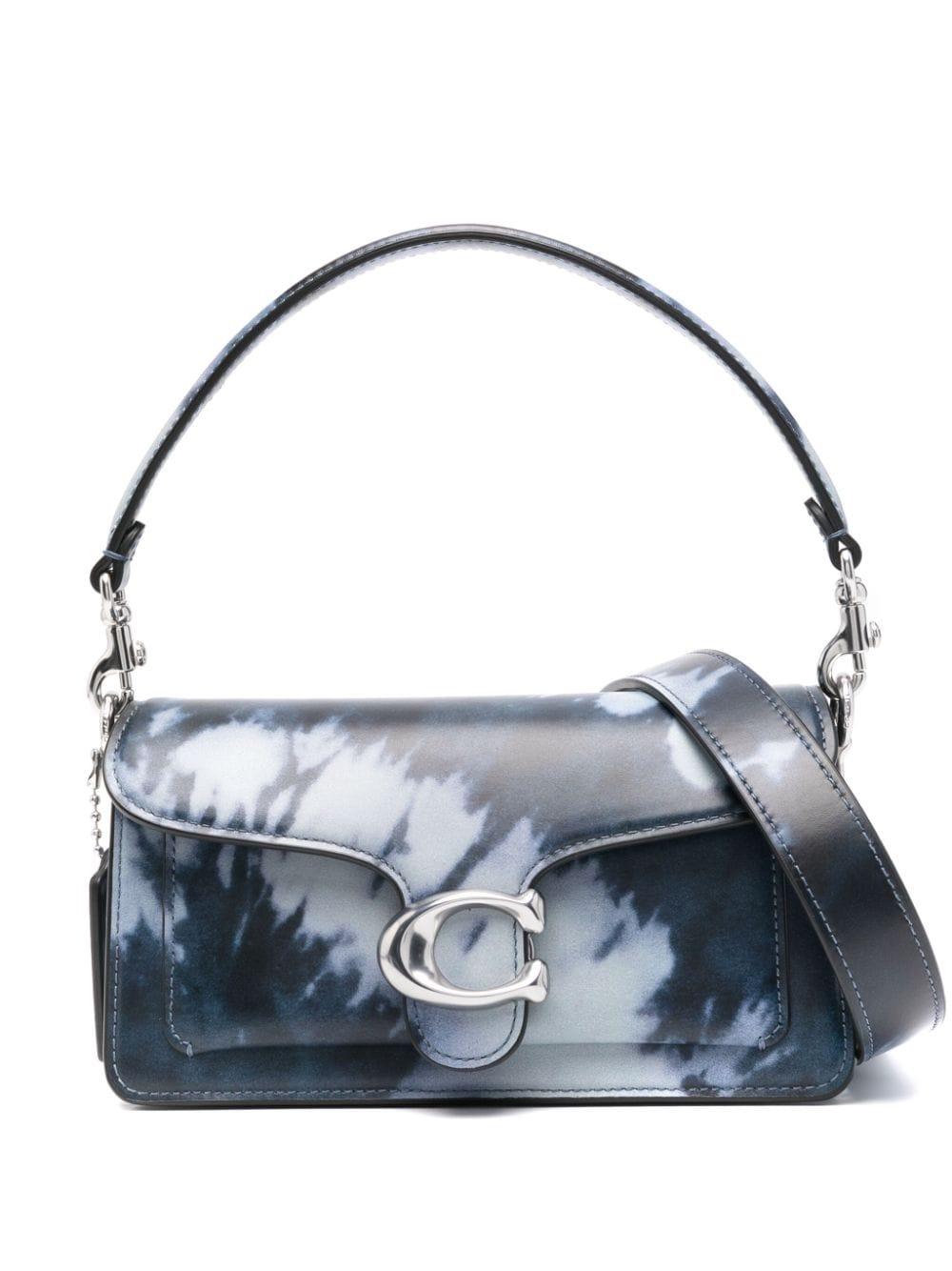 COACH Tabby Tie-Dye Leather Tote Bag in Blue | Lyst