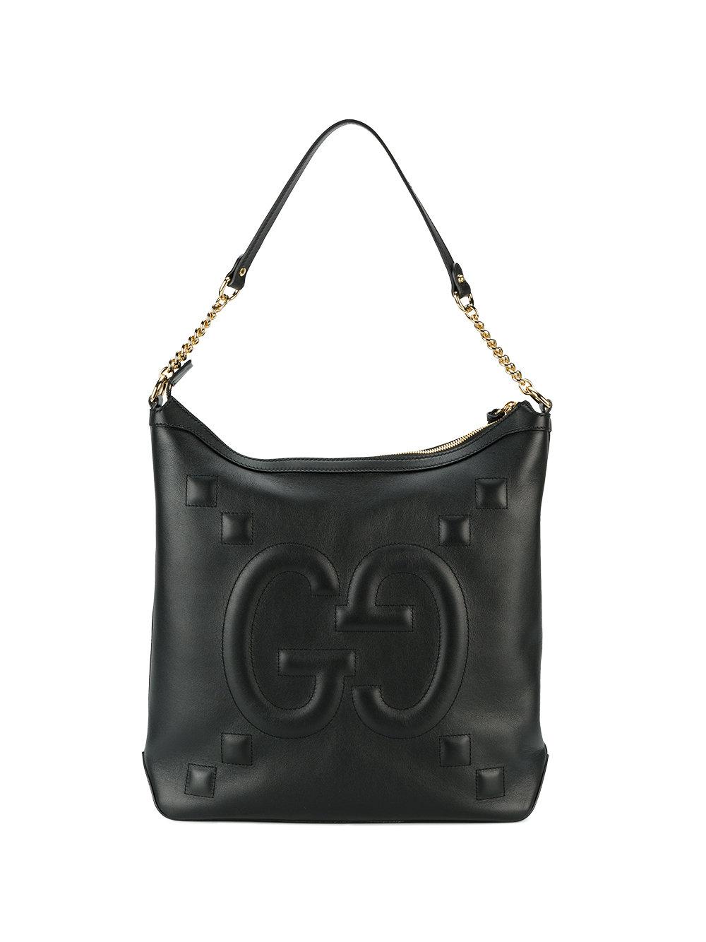 Linea Large Embossed Gucci Clutch Bag Black | Paul Smith
