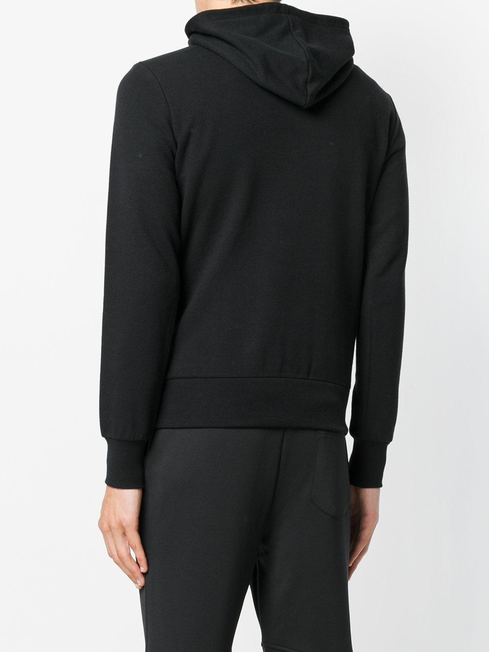 Hydrogen Studded Skull Hoodie in Black for Men - Lyst