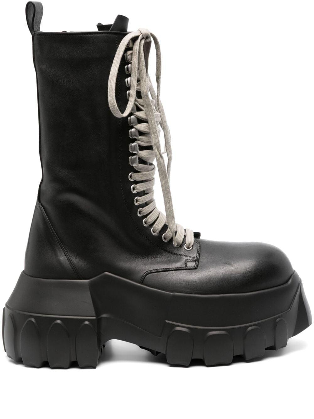 Rick Owens 95Mm Army Mega Tractor Boots in Black for Men | Lyst