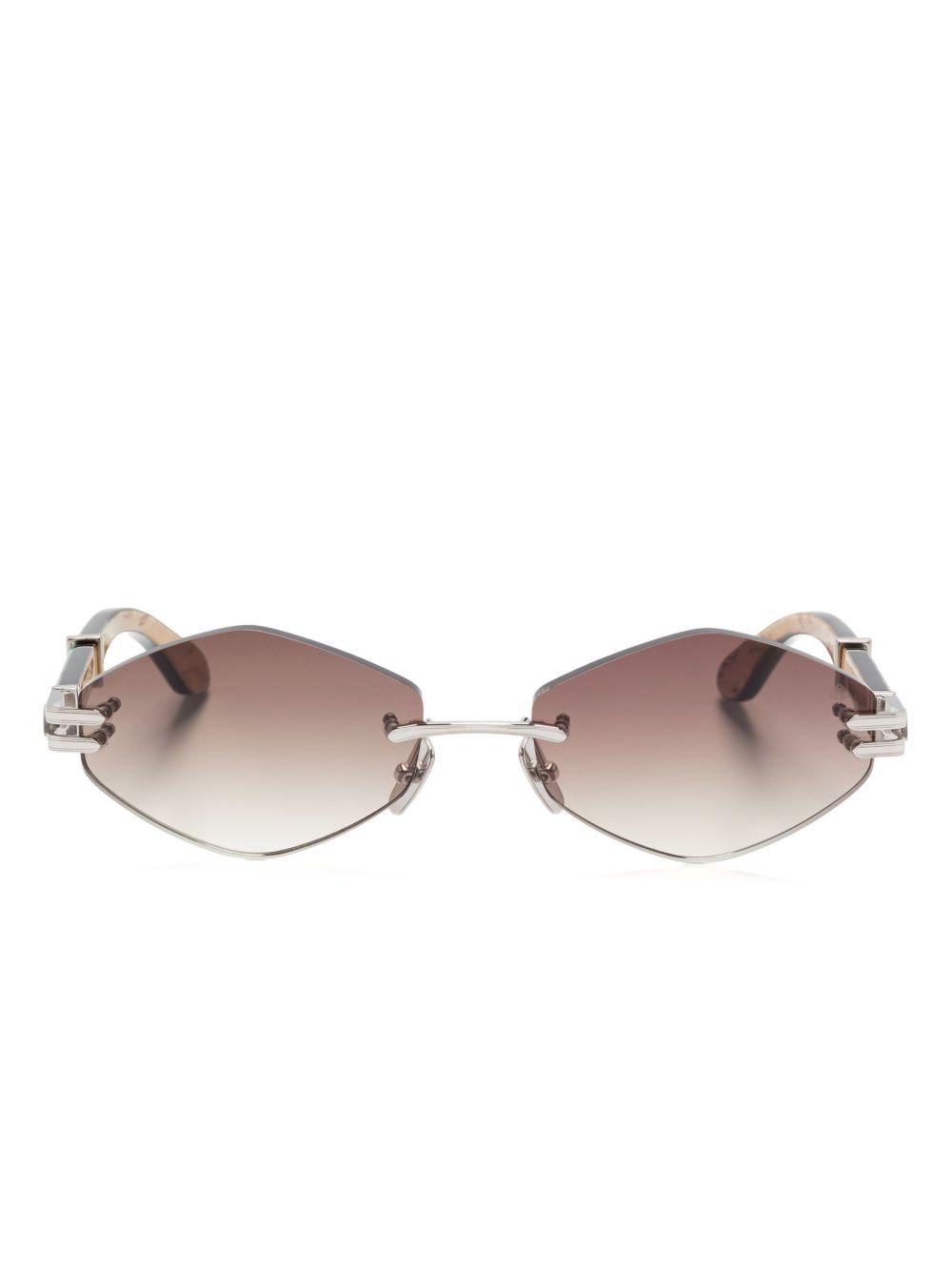Maybach The Idol I Sunglasses in Metallic | Lyst UK