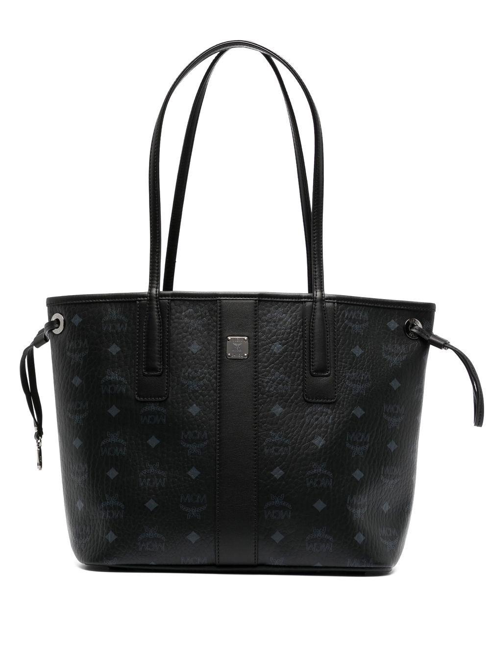 Mcm Tote Bag Black at Clyde Salvador blog