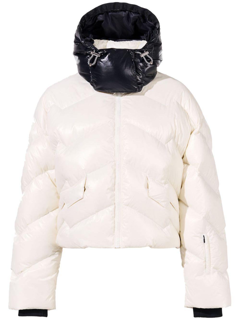Perfect Moment Mountain Puffer Jacket in White | Lyst
