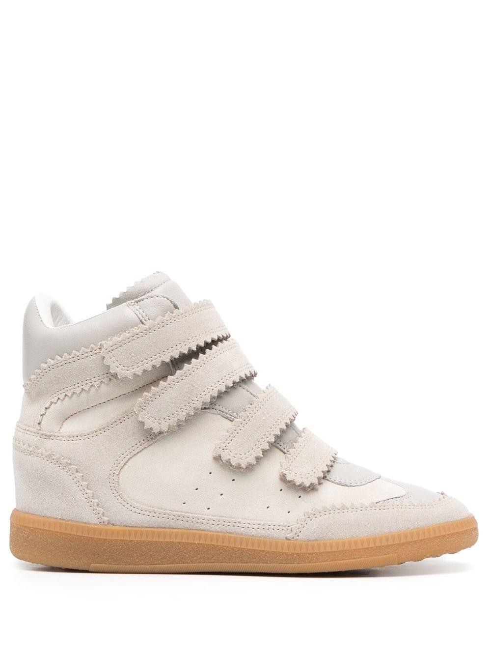 Isabel Marant Beth Wedge Sneakers in White | Lyst