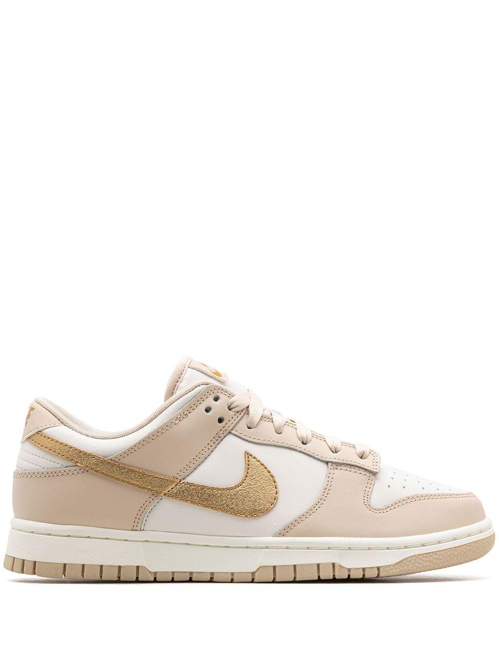 Nike Dunk Low "phantom Metallic Gold" Shoes in Natural | Lyst Canada