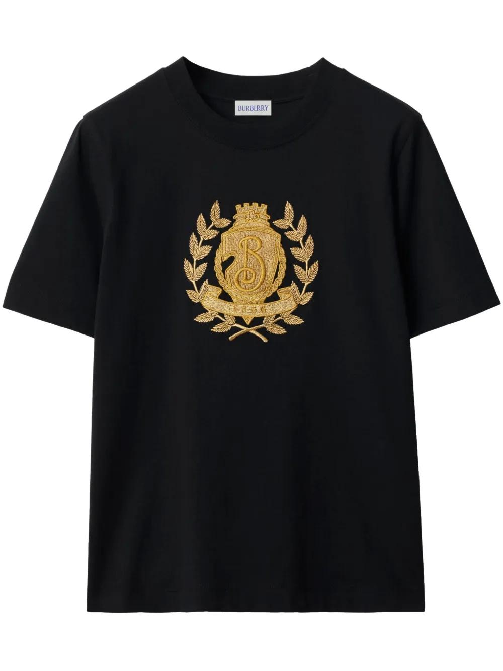 Burberry B Crest T Shirt in Black Lyst UK