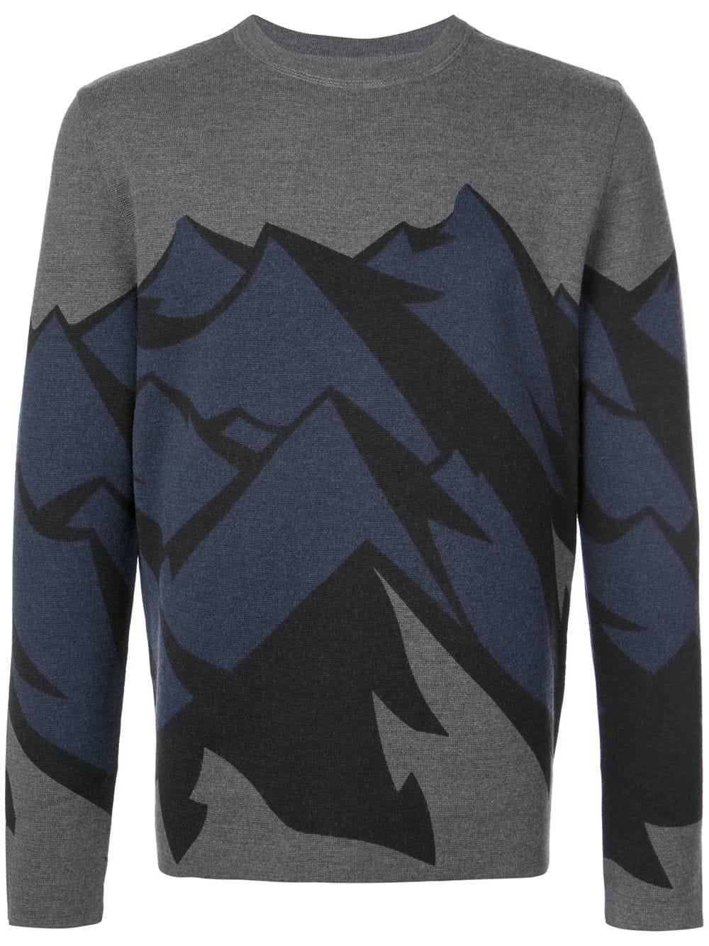Aztech Mountain Wool Ashcroft Camo Jumper in Grey (Gray) for Men - Lyst