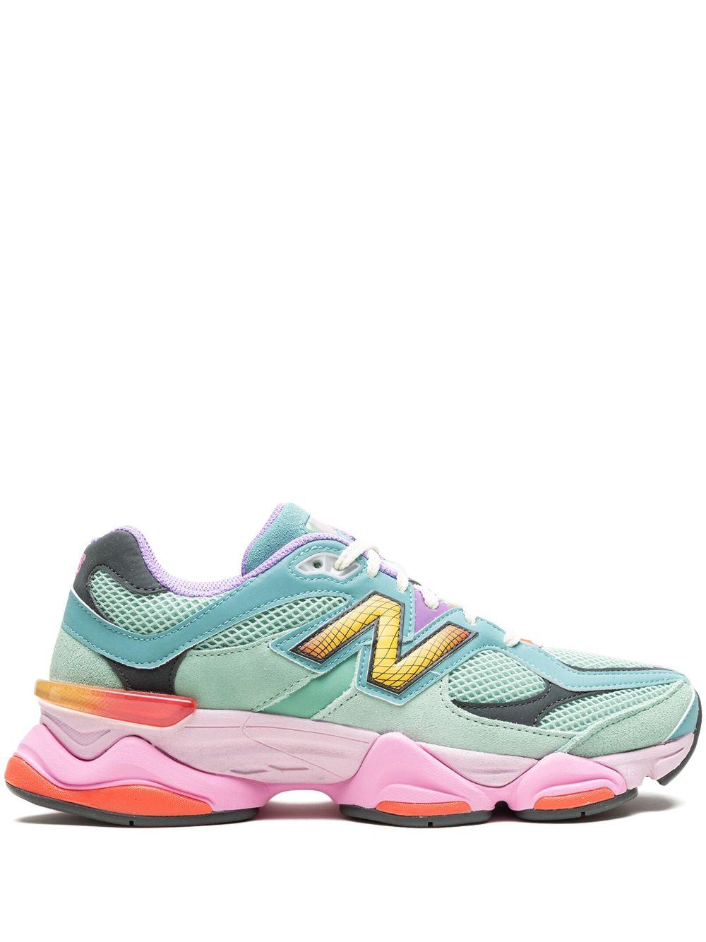 New Balance 9060 "Sage Leaf/Neo Flame" Sneakers in Green | Lyst