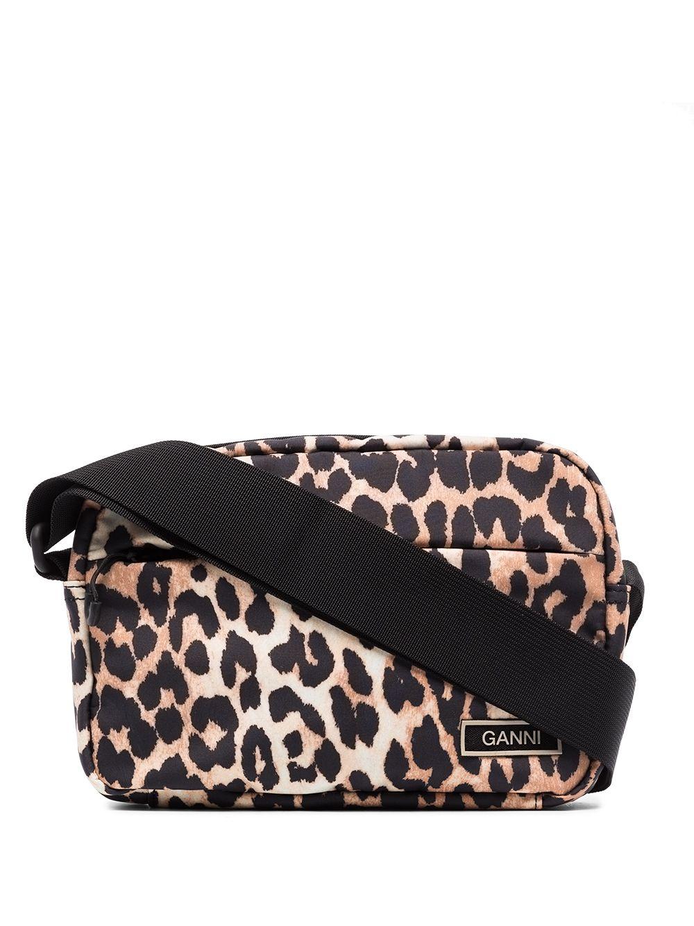 Ganni Multicoloured Leopard Print Cross Body Bag - Women's - Recycled ...
