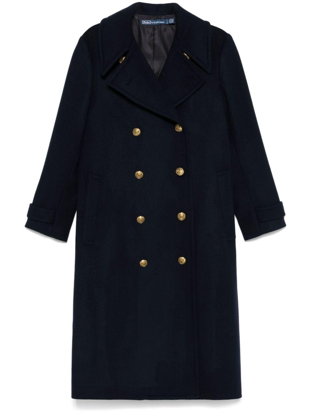 Polo Ralph Lauren Melton Coat in Blue | Lyst