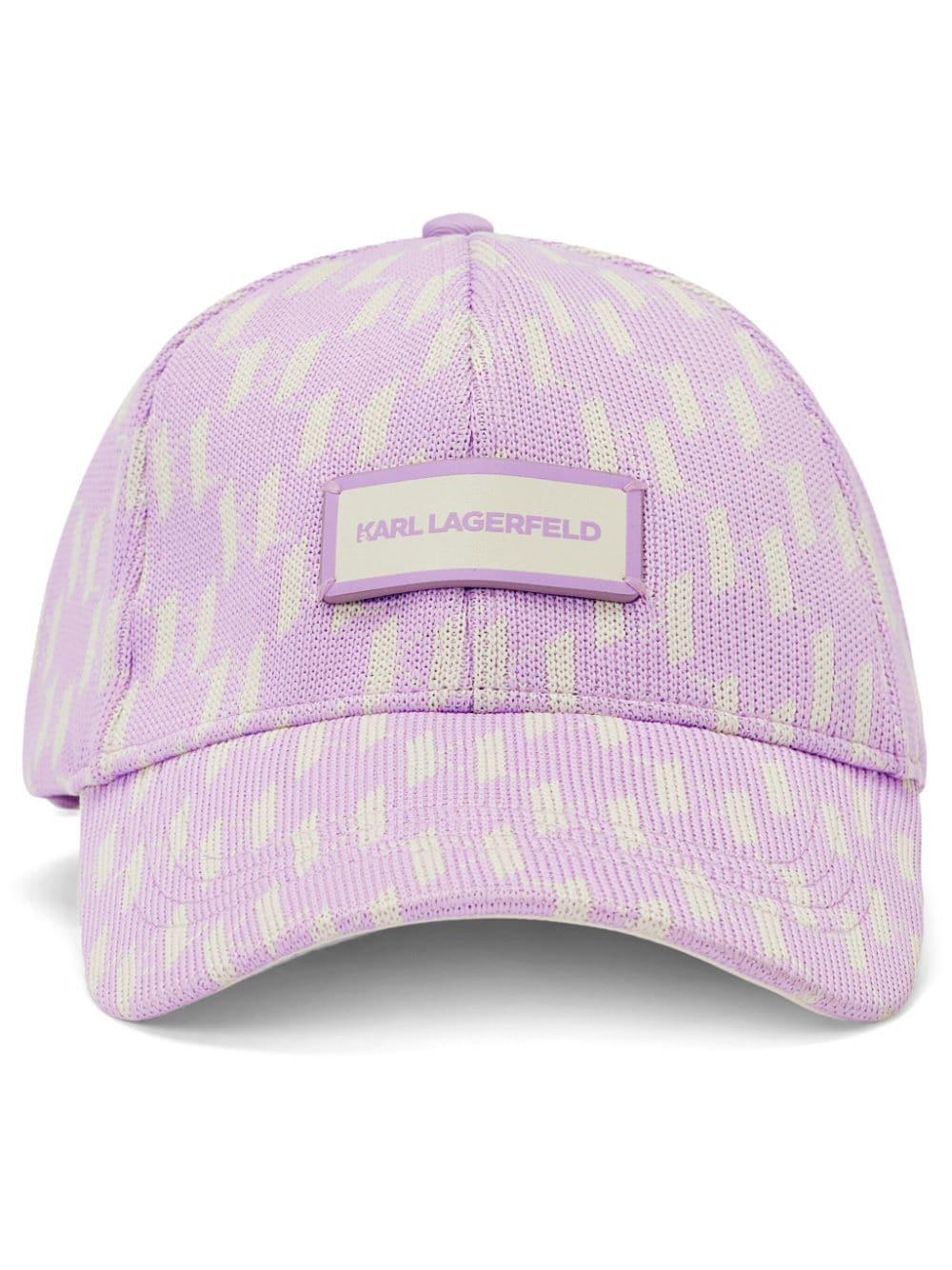 Karl Lagerfeld K Monogram Cap in Pink | Lyst