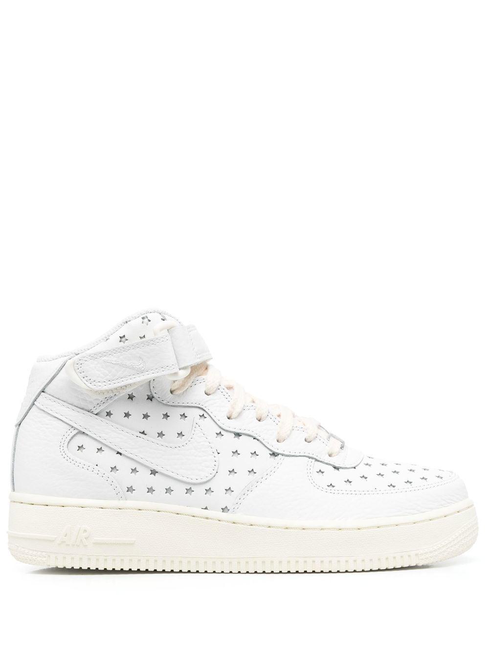 Nike Air Force 1 Mid "Cut Out Stars" Sneakers in White | Lyst