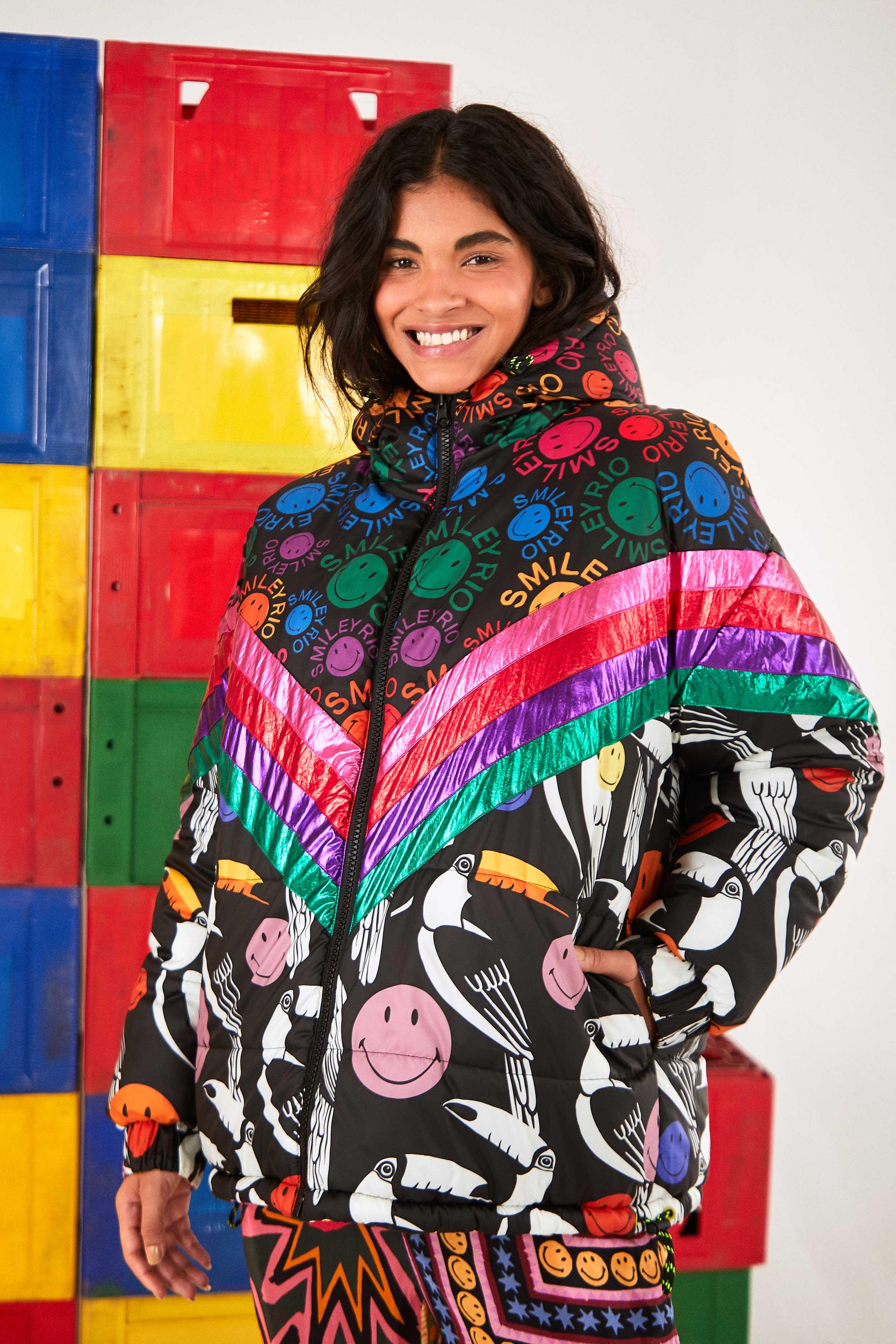 FARM Rio ® Reversible Puffer Jacket in Red | Lyst