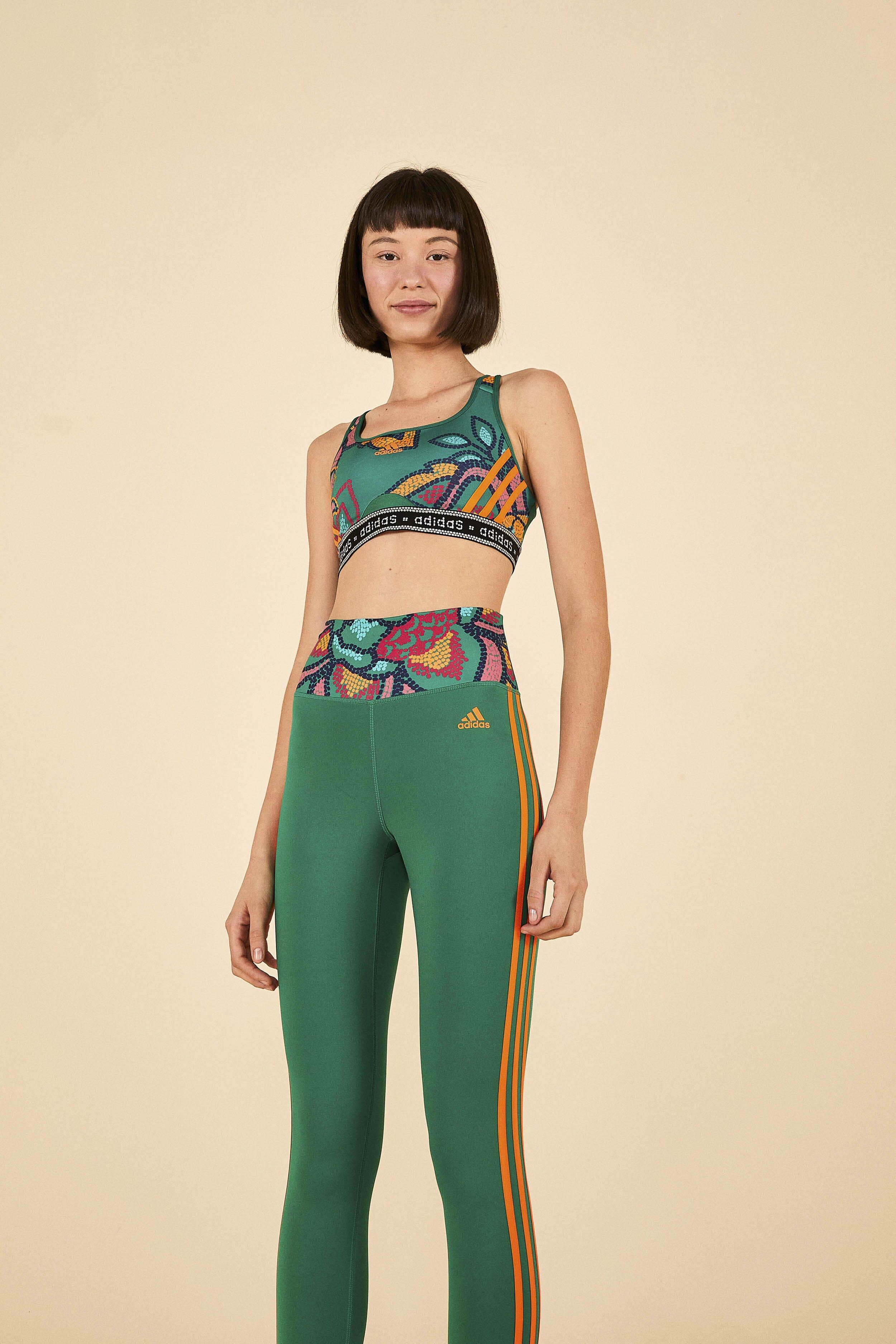 FARM Rio Adidas Farm Tr Tights in Green | Lyst