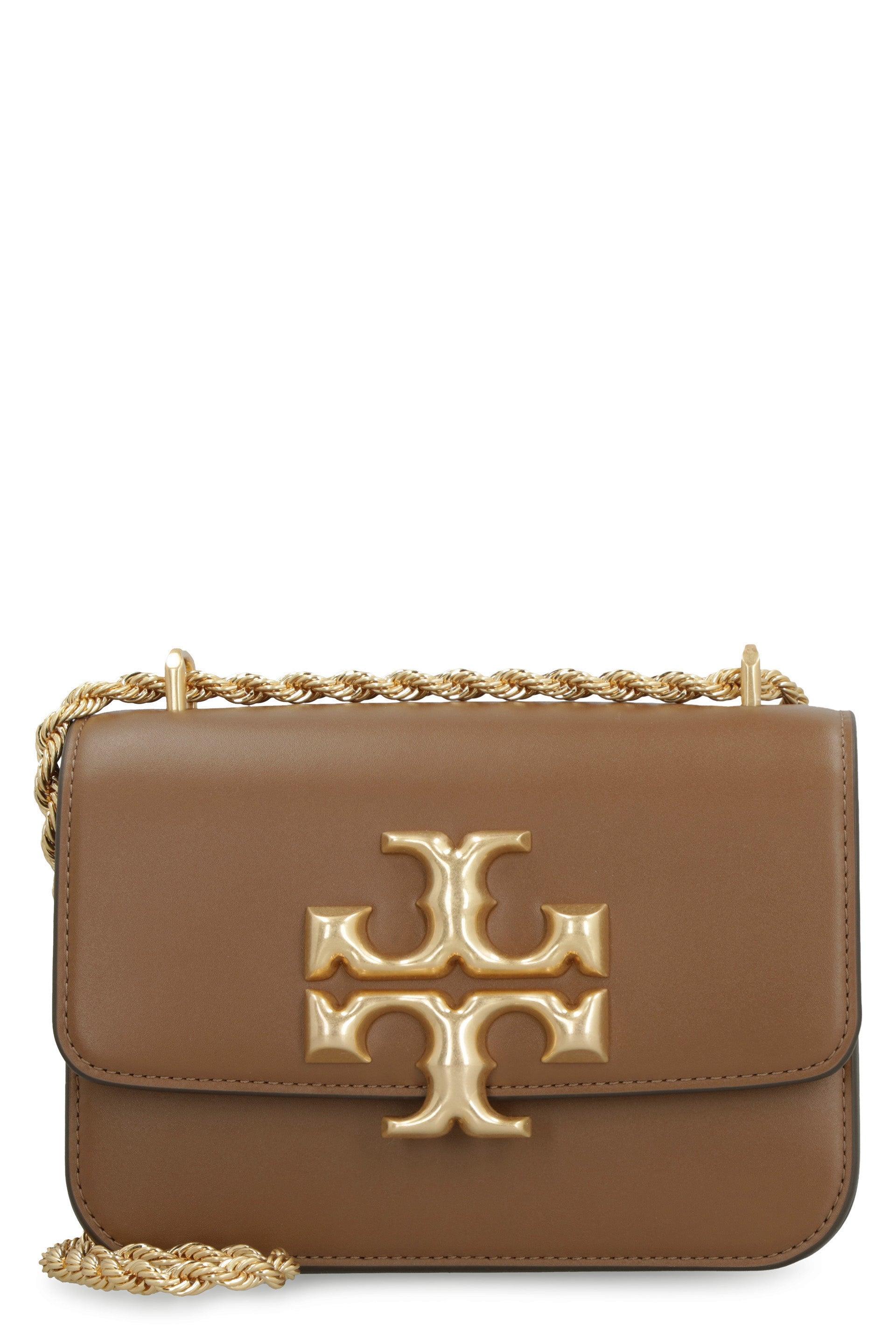 Tory Burch Eleanor Mini Leather Shoulder Bag in Brown for Men | Lyst