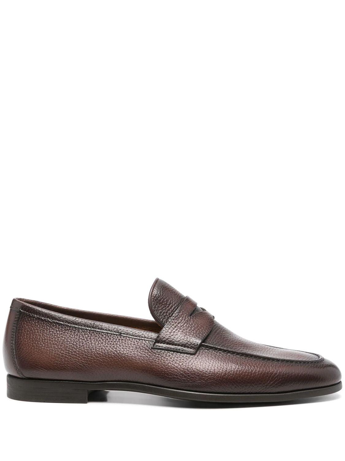 Magnanni Magananni Diezma Ii Leather Loafers in Brown for Men | Lyst