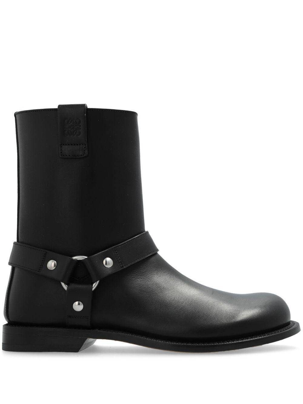 Loewe Campo Biker Boots in Black for Men | Lyst