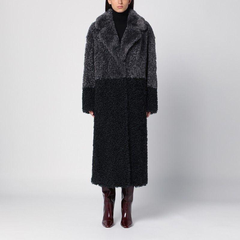 Stand Studio Julie/ Faux Fur Coat in Black for Men | Lyst