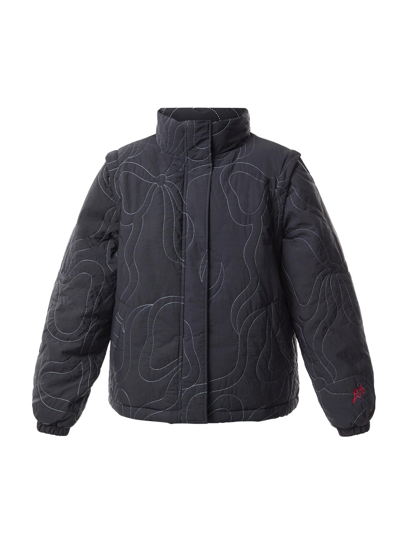 Damson Madder Women's Jennifer Puffer Jacket With Bow Stitch in Blue ...