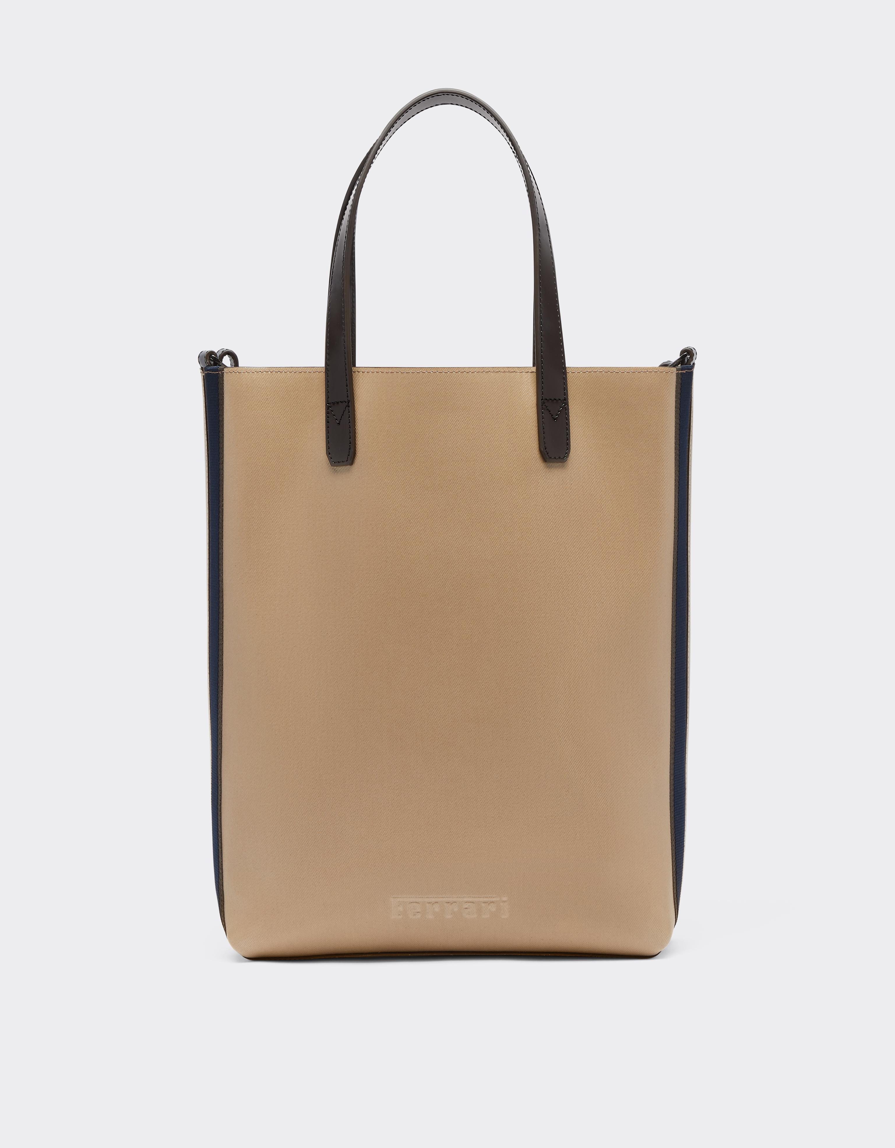 Ferrari Vertical Tote Bag in Natural | Lyst