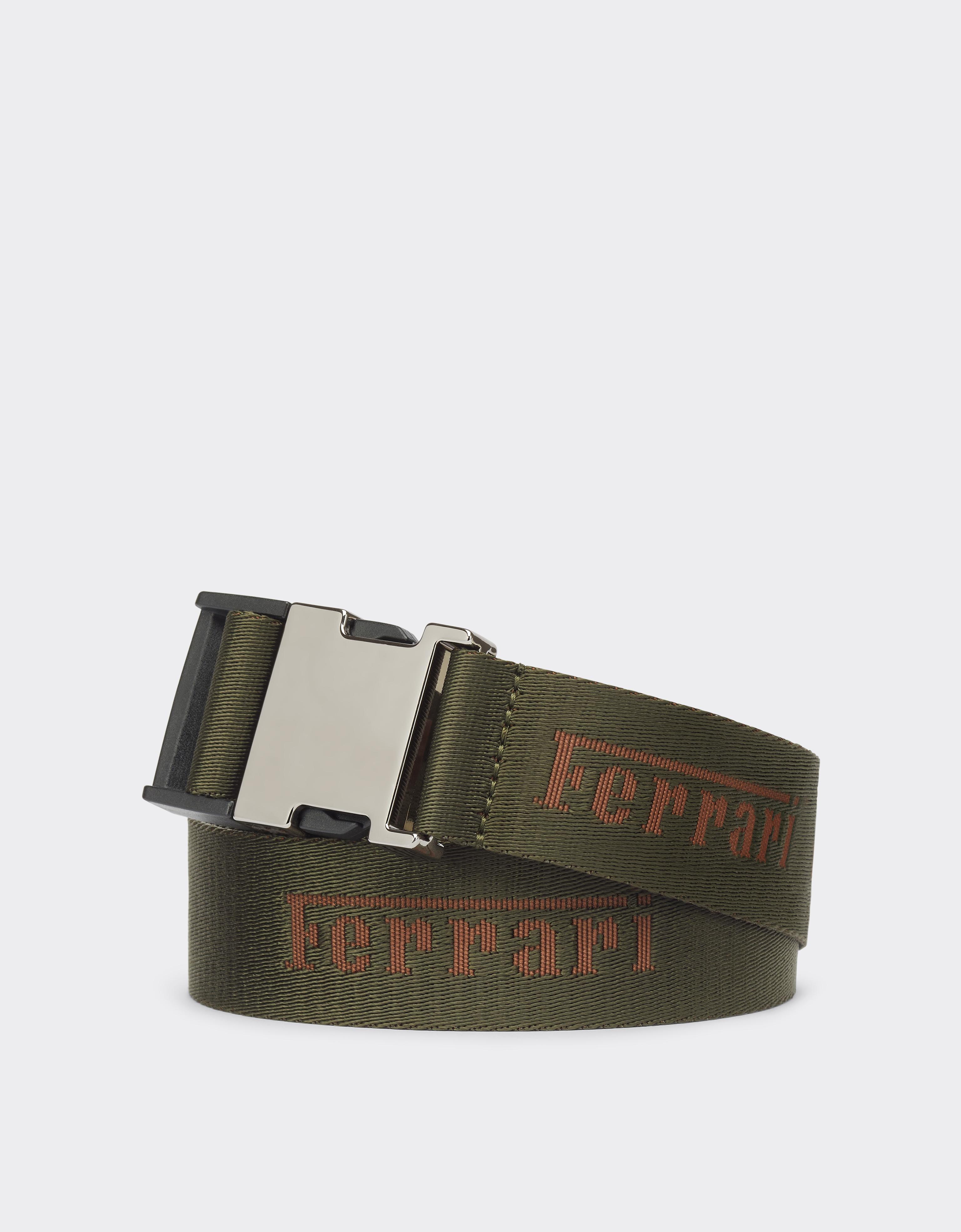 Ferrari Belt With Jacquard Logo in Green | Lyst