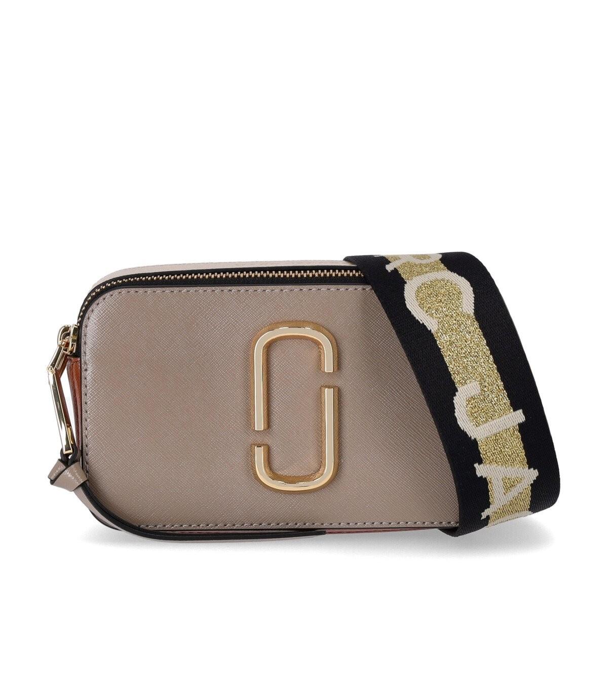 Marc Jacobs The Snapshot Cement Crossbody Tas in het Bruin | Lyst NL