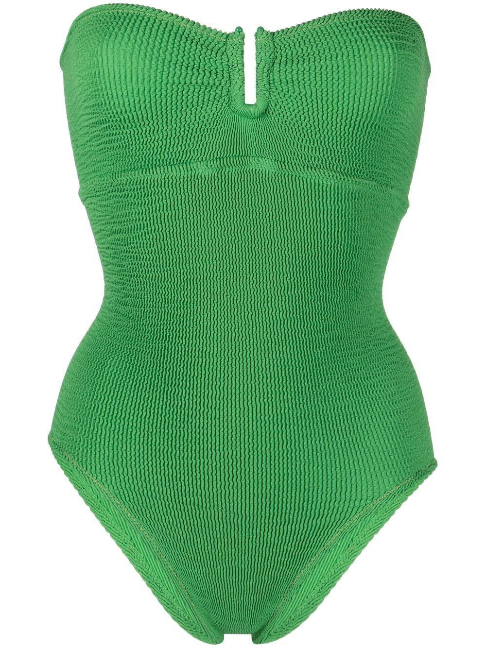 Green Strapless Leotard
