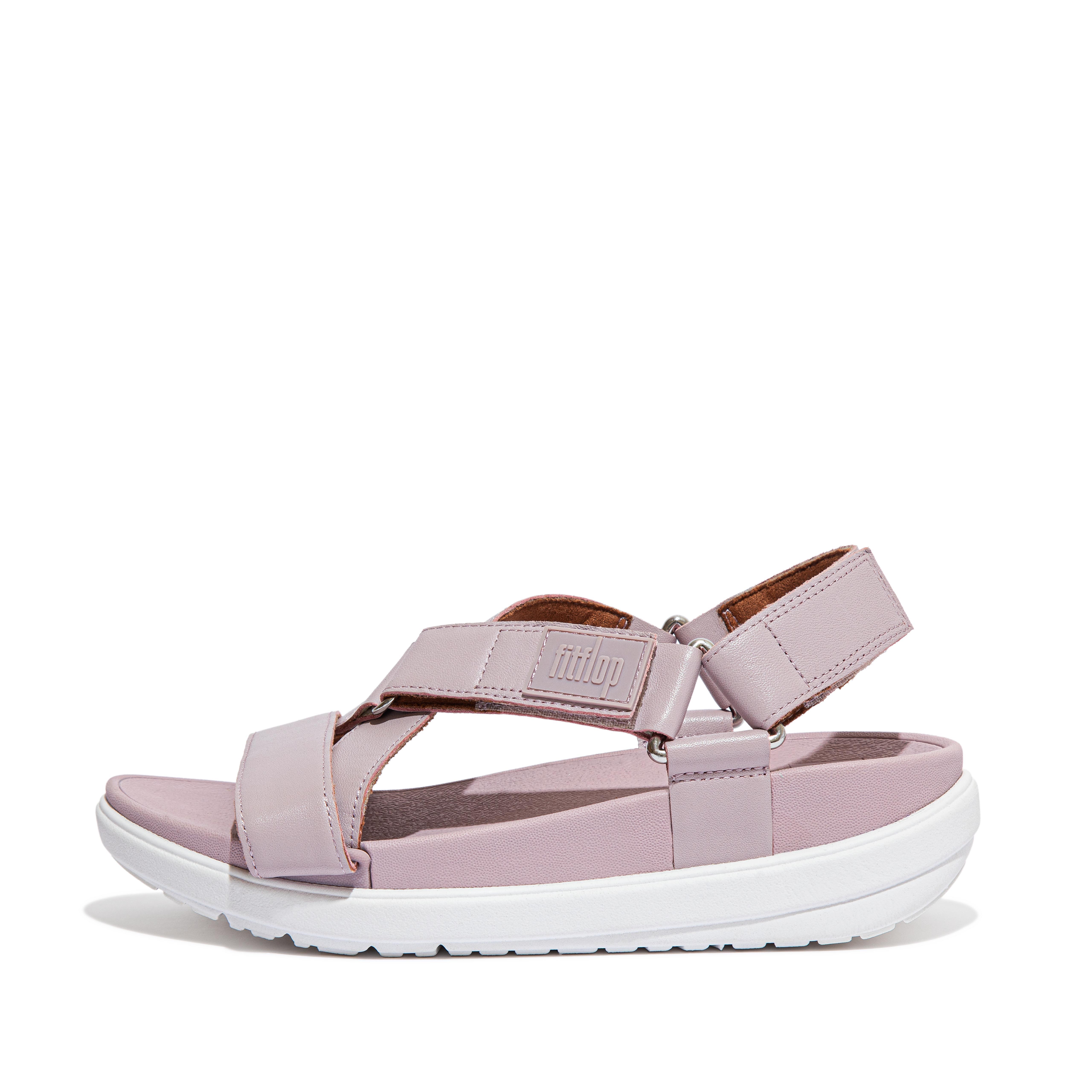 Fitflop Loosh Luxe Z Strap Sandal Leather |M09-194| Urban White ...