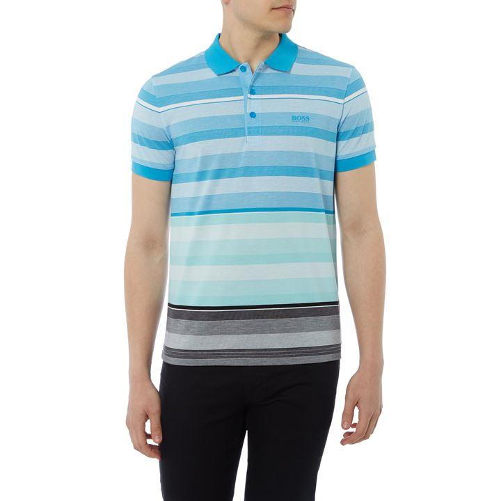 BOSS Athleisure Boss Paule Polo Shirt in Blue for Men - Lyst