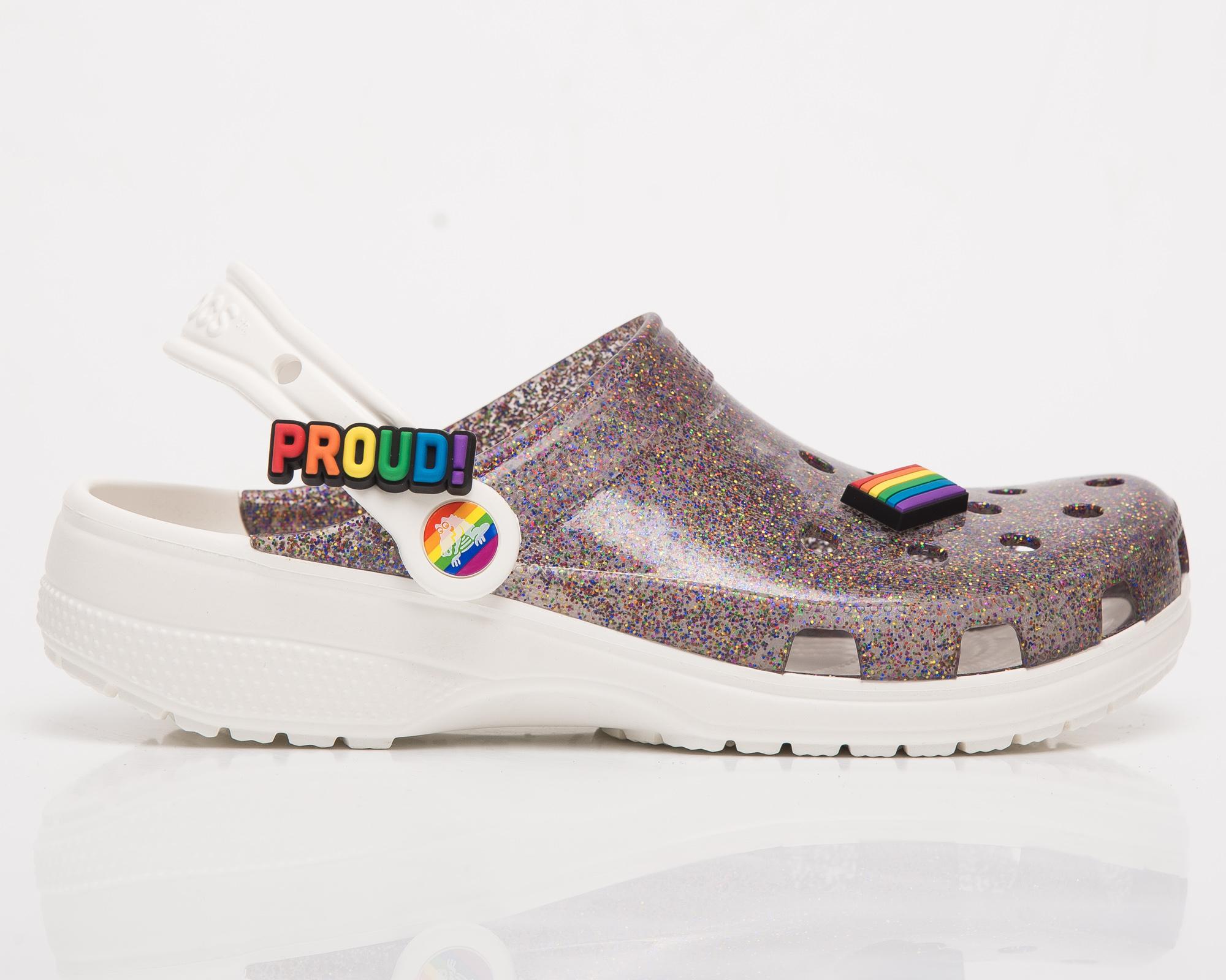 Crocs™ Classic Translucent Glitter Clog Pride | Lyst