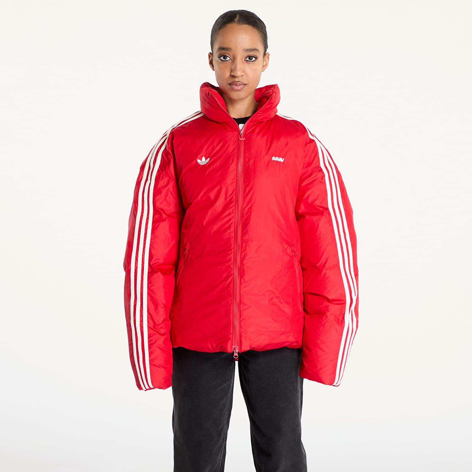 adidas Originals By Avavav Puffer Jacket in Red | Lyst