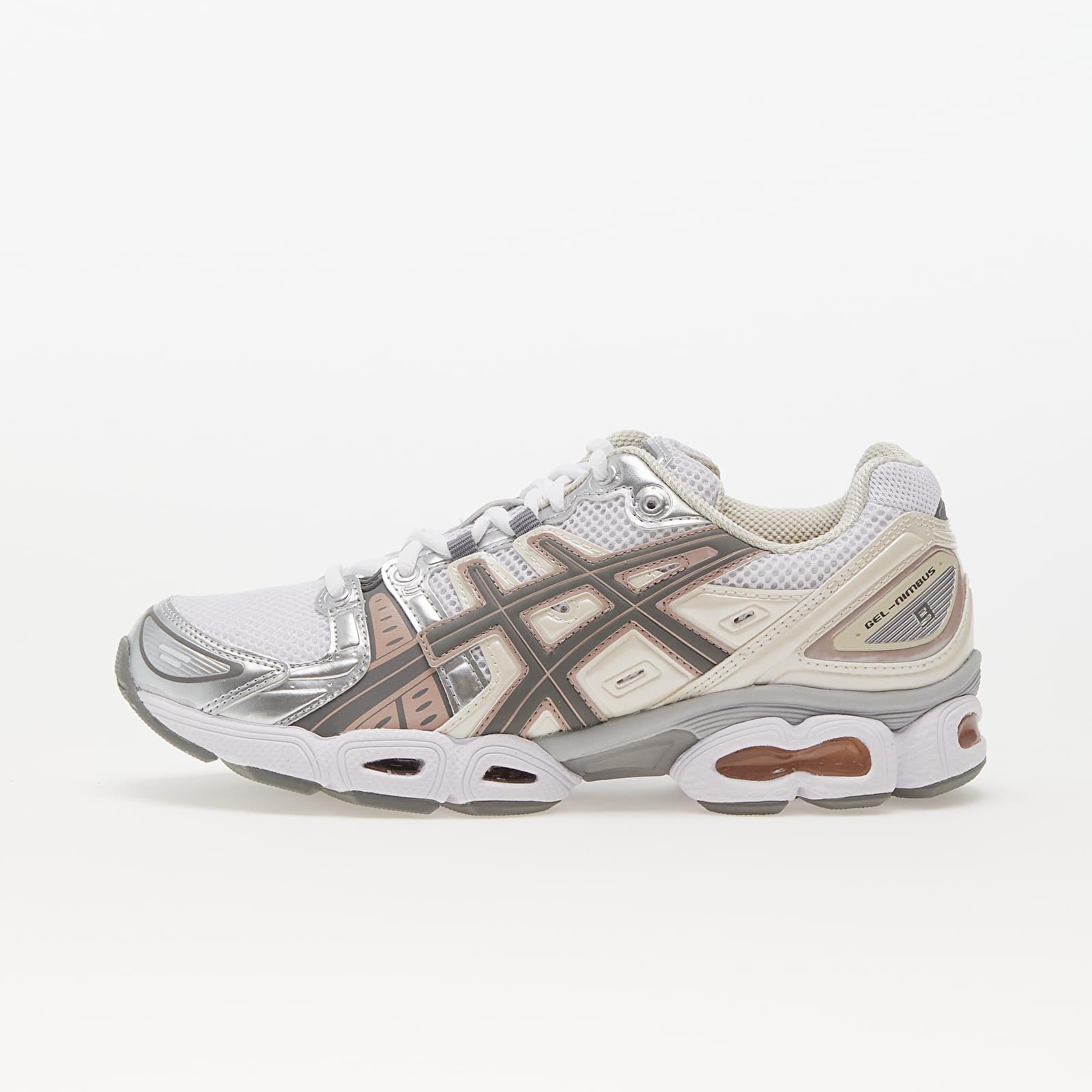 Gel-Nimbus 9 White/ Oatmeal Asics en coloris Métallisé | Lyst