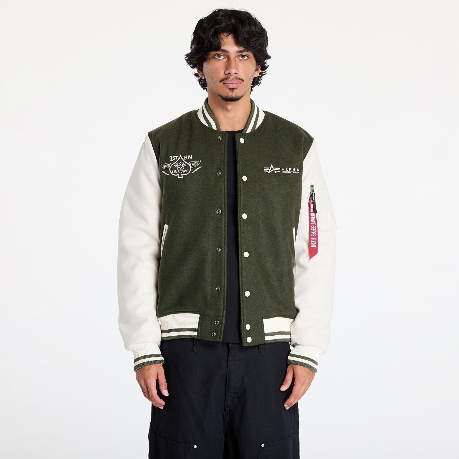 Alpha Industries Jacket Alpha Industries Varsity Air Force Jacket Dark ...