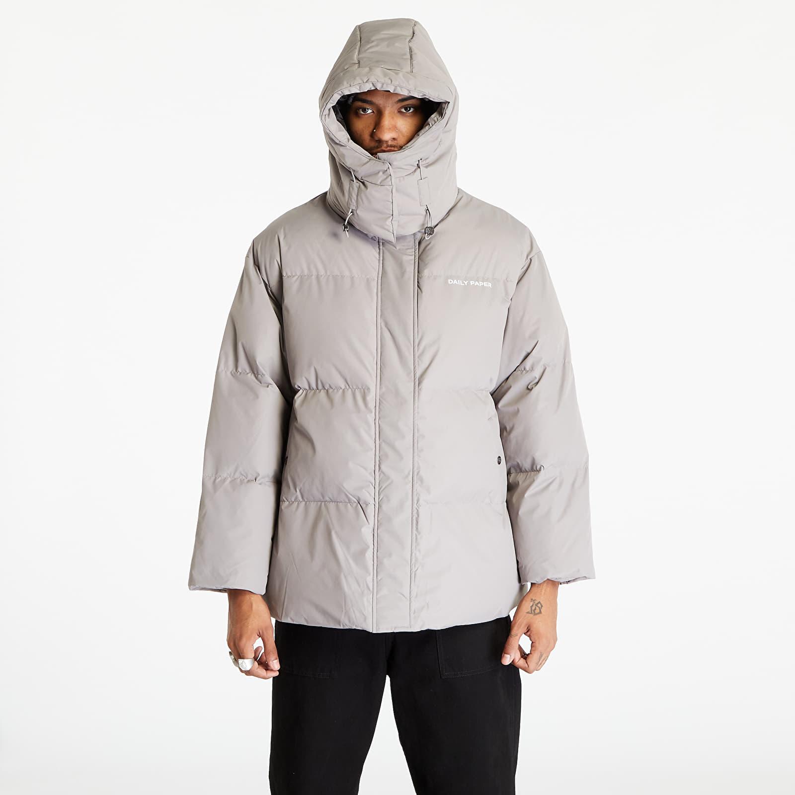 Daily Paper Ricole Puffer Jacket Unisex Grey Flannel in Gray | Lyst
