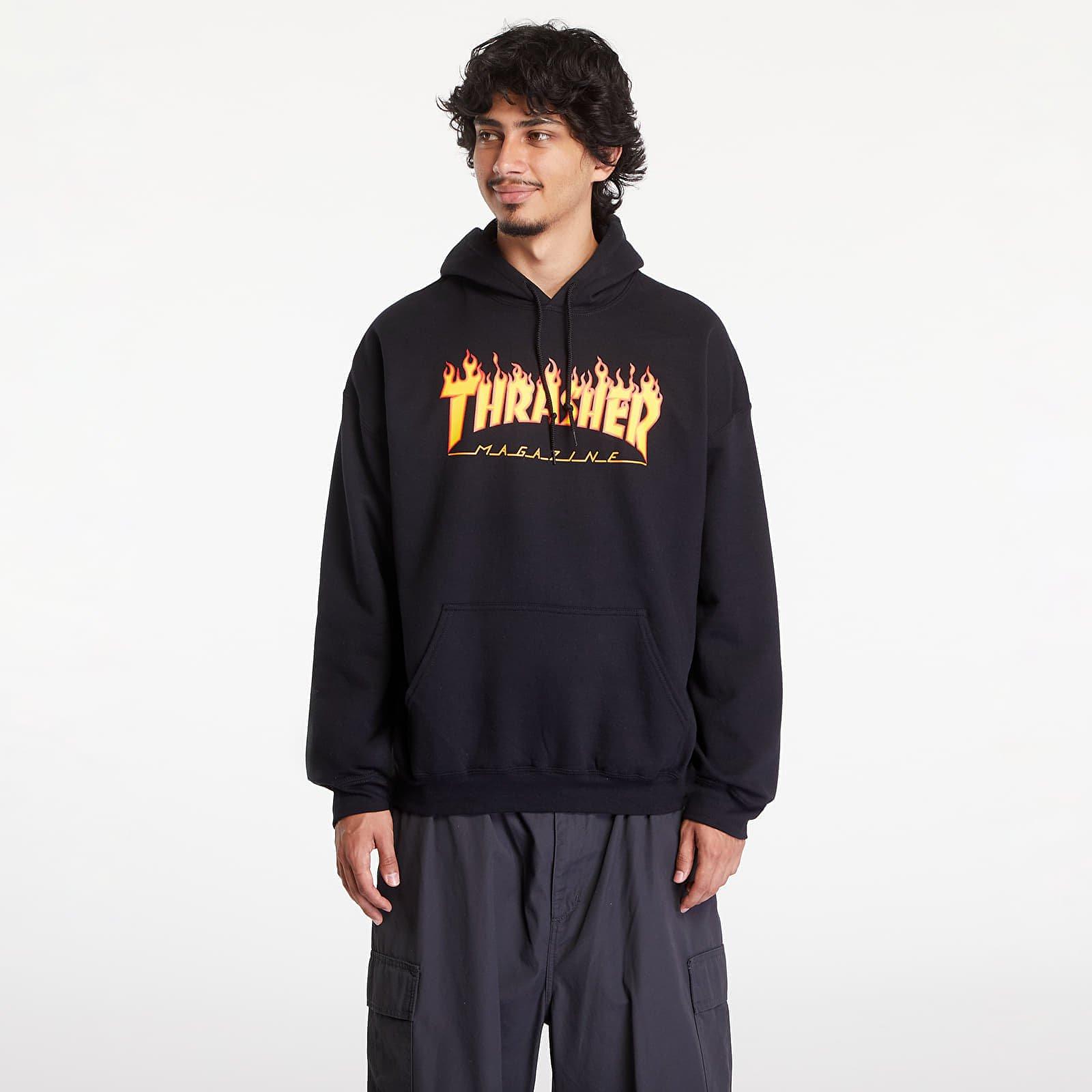 Thrasher Flame Logo Hood in Blue for Men | Lyst