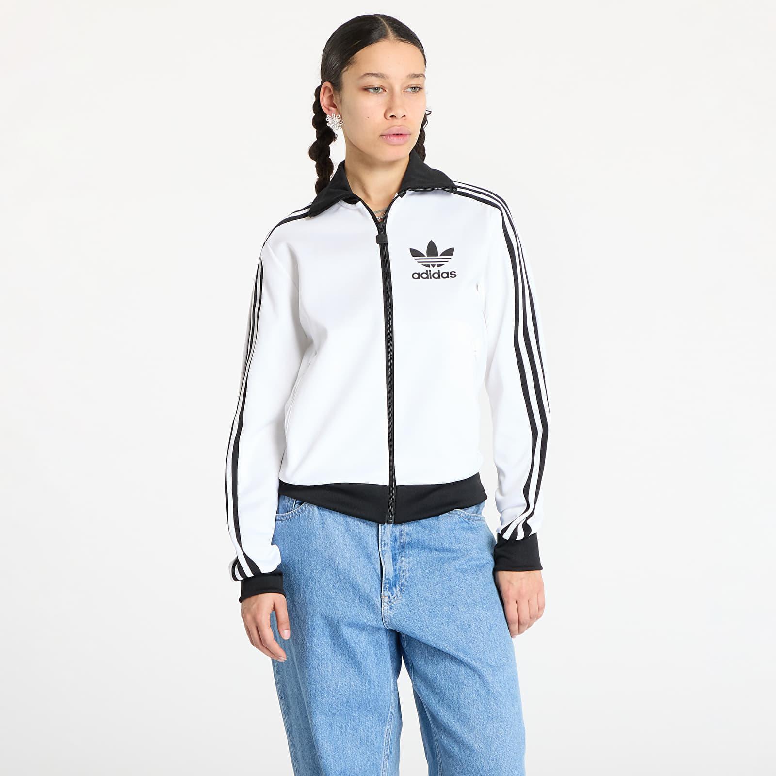 adidas Originals Jacket Adidas Adicolor Classic Track Top in White | Lyst
