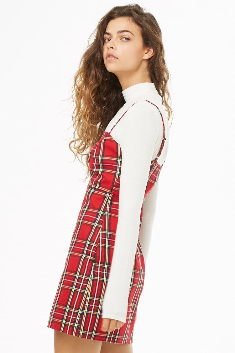 Buy plaid mini dresses cheap online