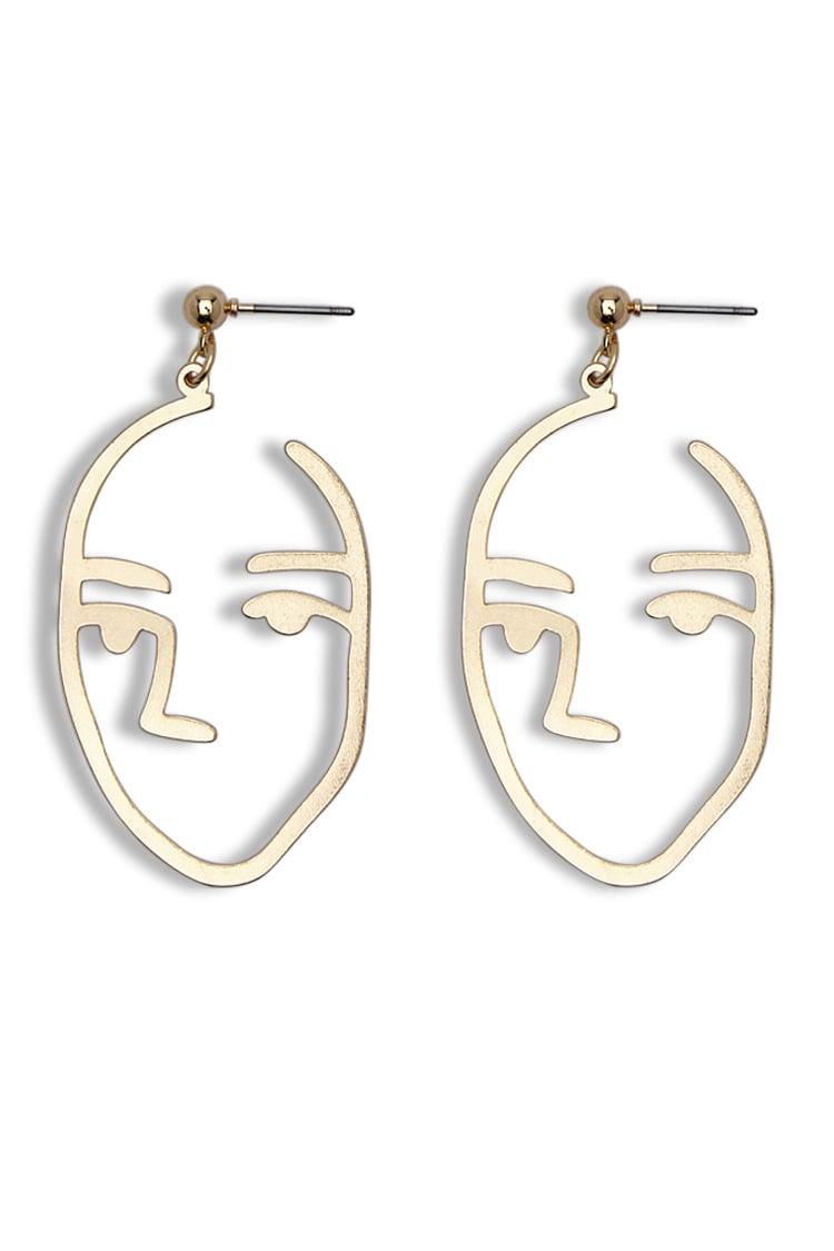 Face earrings forever 21 store