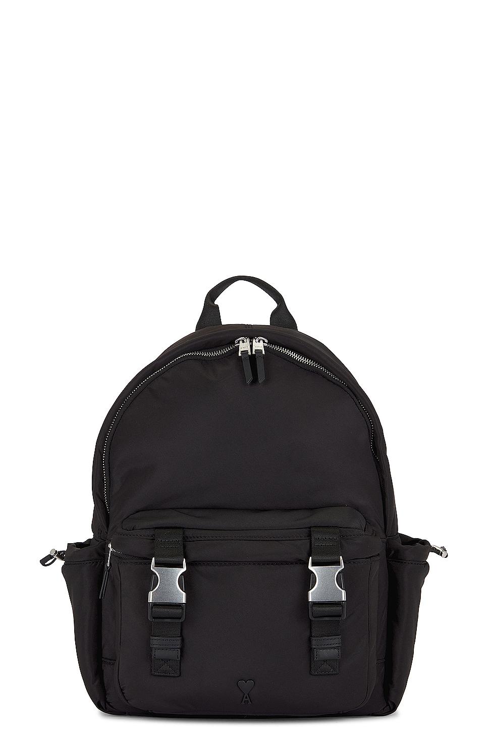 Ami Paris De Coeur Backpack in Black for Men | Lyst