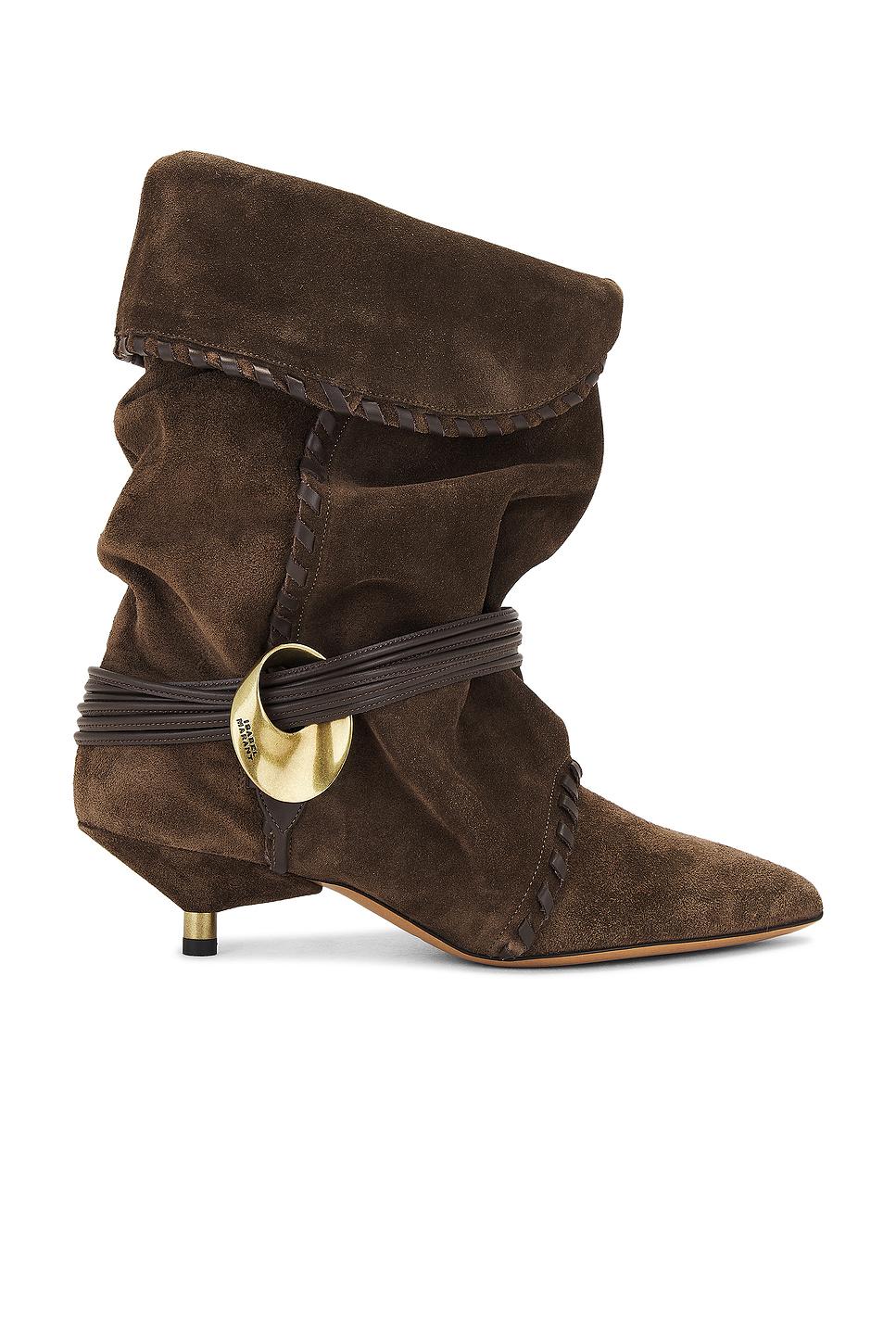 Isabel Marant Edrika Boot in Brown | Lyst