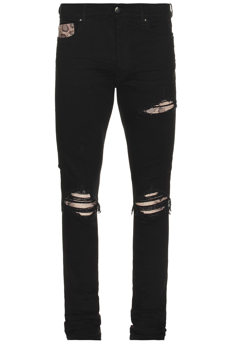 Amiri Snake Mx1 Jean in Black for Men | Lyst